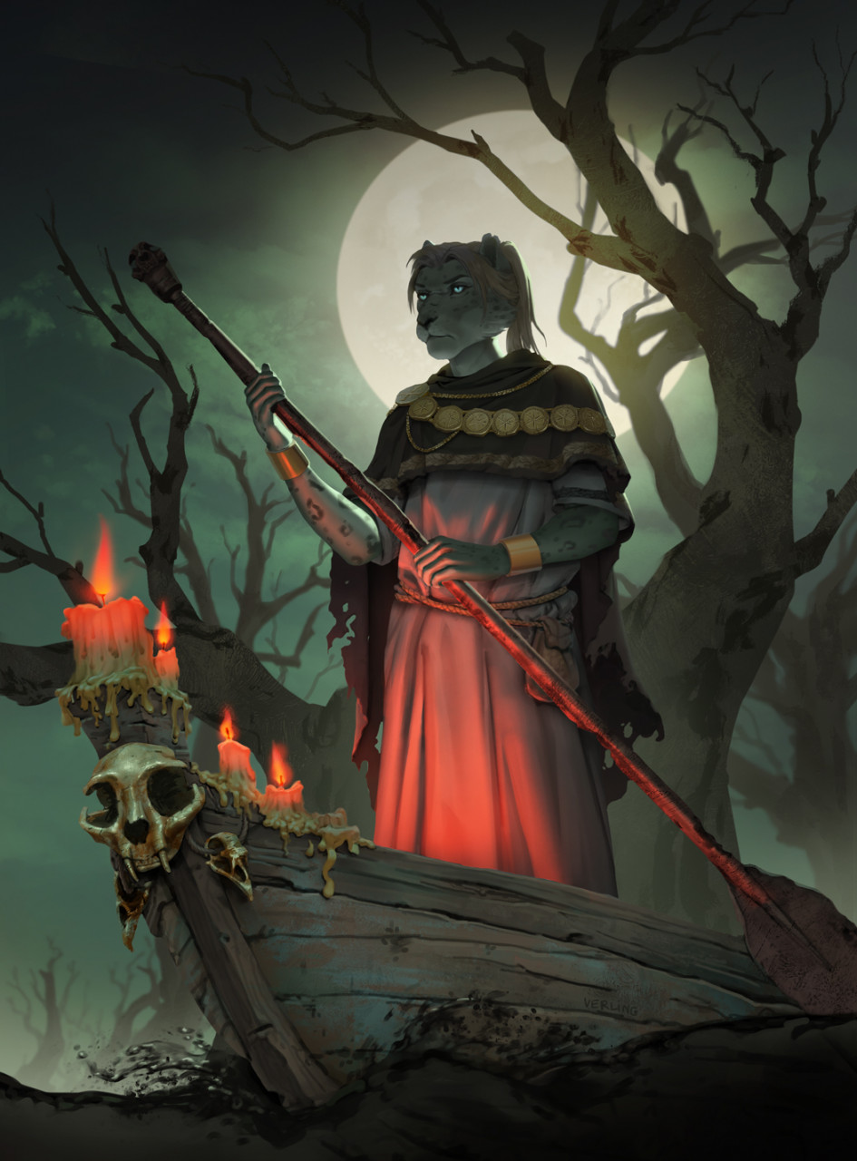 Ferryman of the damned by Philian - anthro.art (α)